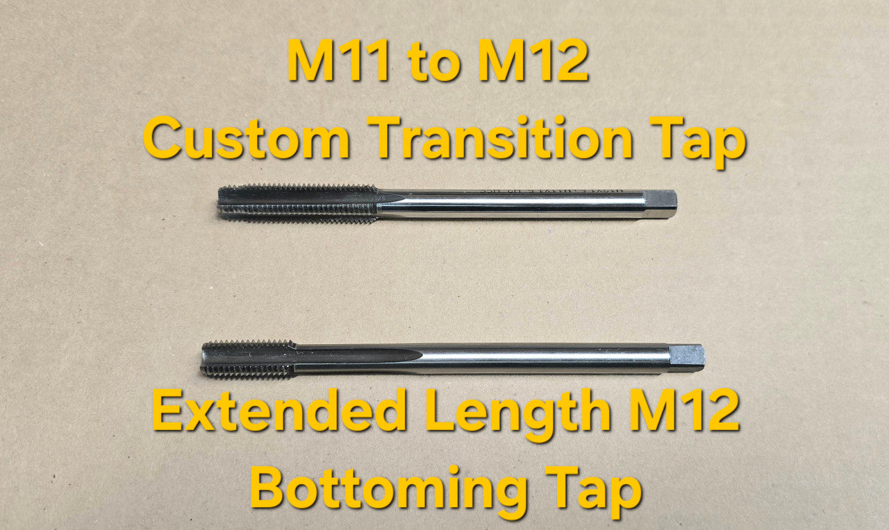 InlinePRO M11x1.5 to M12x1.5 Custom transition tap kit for M12 Head St ...